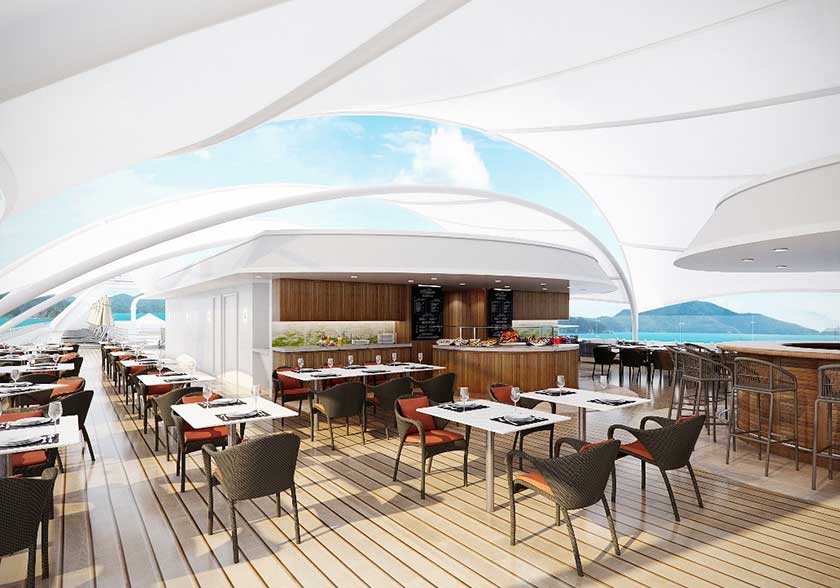 Star Breeze stretch and renovation project update - Windstar Cruises ...